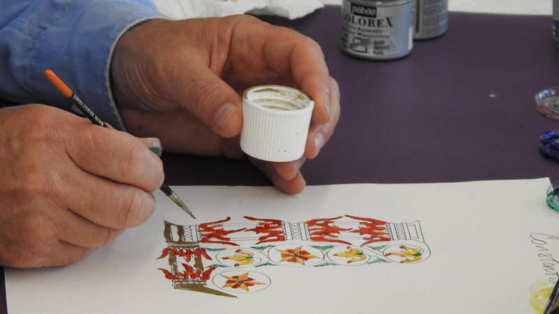 Atelier calligraphie et enluminure - Site du Domaine départemental de Pierresvives